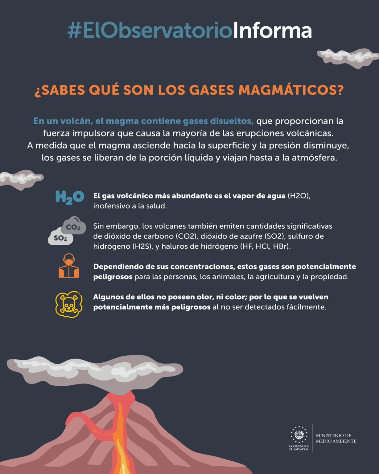 Volcán Chaparrastique podría generar molestias de salud, dice el MARN